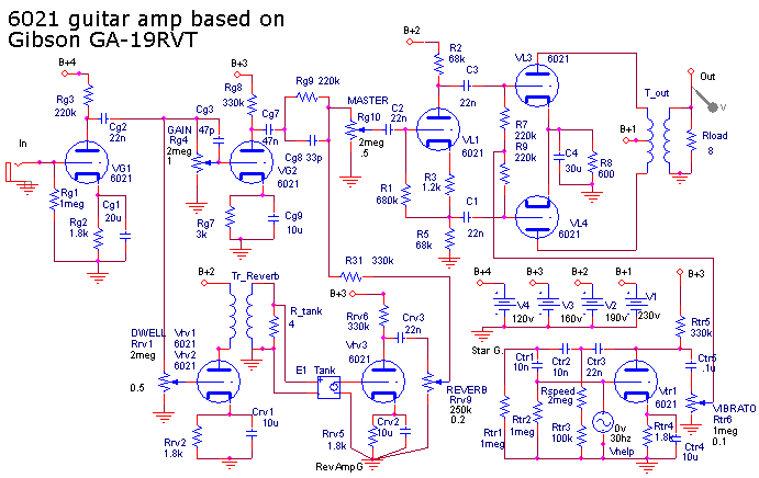Micropower subminiature tube guitar amps with reverb and vibrato