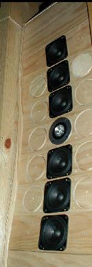 Open Baffle Line Array Speakers